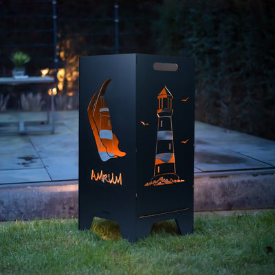 große XL Feuertonnen mit Motiv für den Garten#N#– Feuertonnen Bertling®